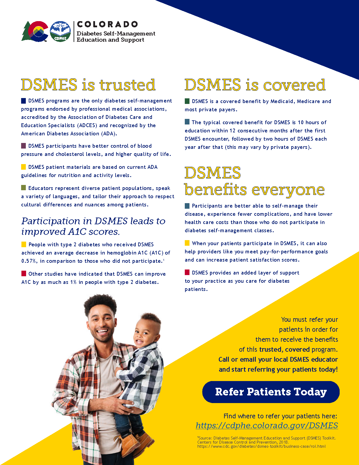 Refer to DSMES (Diabetes Self-Management Education and Support ...